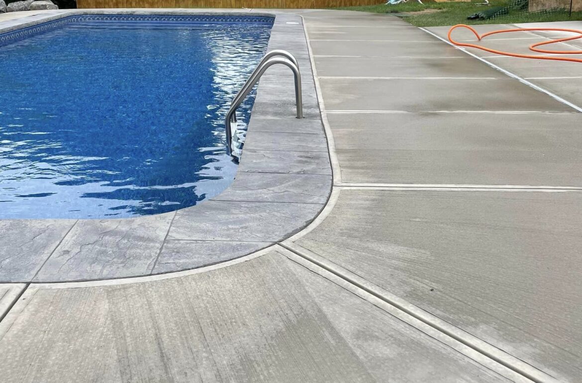 Concrete Cantilevered Pool Coping – Abraham Concrete
